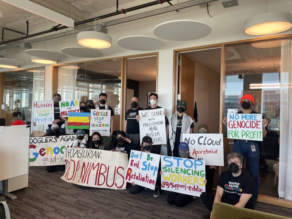Google despide a 28 de sus trabajadores por protestar a Proyecto Nimbus ...