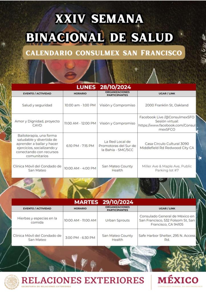 Consulate General of Mexico in SF presents the XXIV Binational Health ...